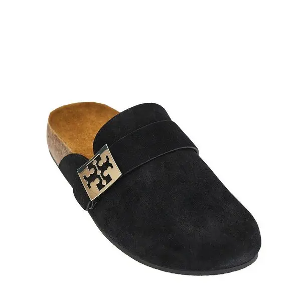 Tory Burch Mellow' Suede Leather Mules