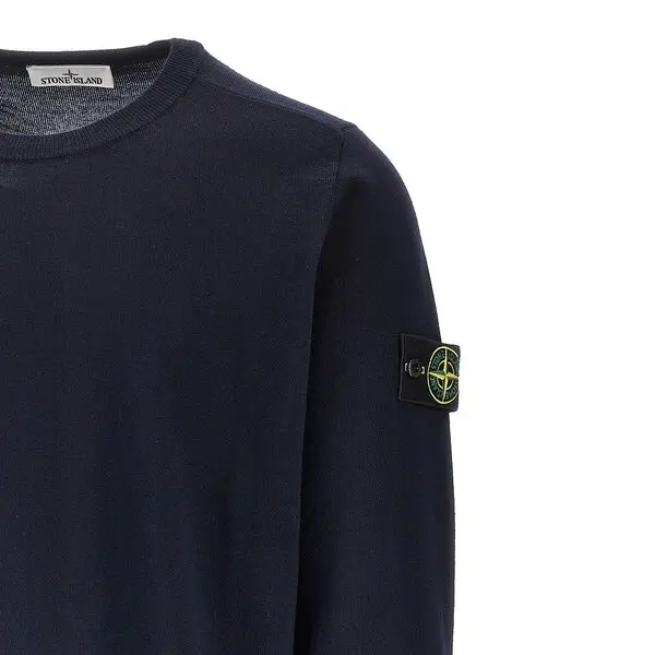 Stone Island Virgin Wool Crewneck Weater