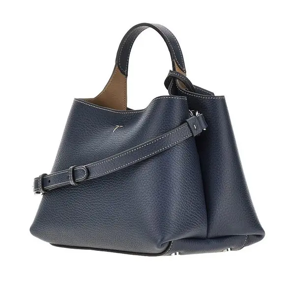 TOD'S Grained Leather Micro Shopping Bag