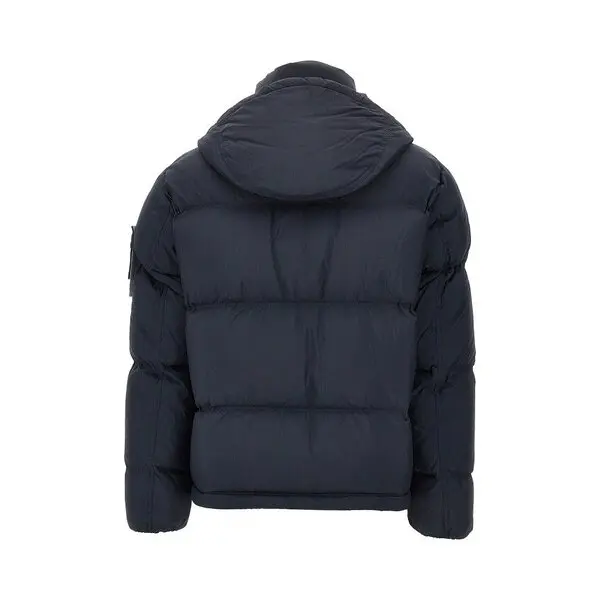 Stone Island Matt Ripstop Cordura Down Jacket - Blue