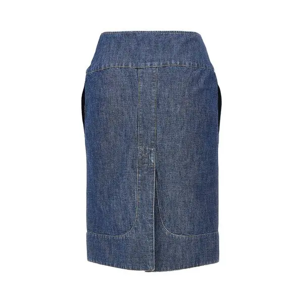 Fendi Chabray Skirt With Leather Tabs