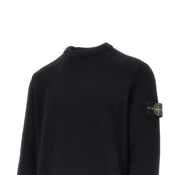 Stone Island Virgin Wool Crewneck Weater