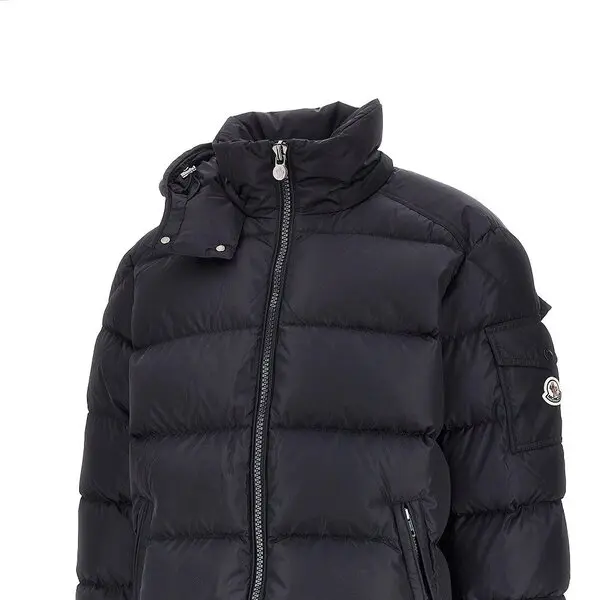Moncler Maya Hooded Down Jacket - Blue