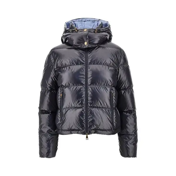 Moncler Nveole' Short Down Jacket - Blue