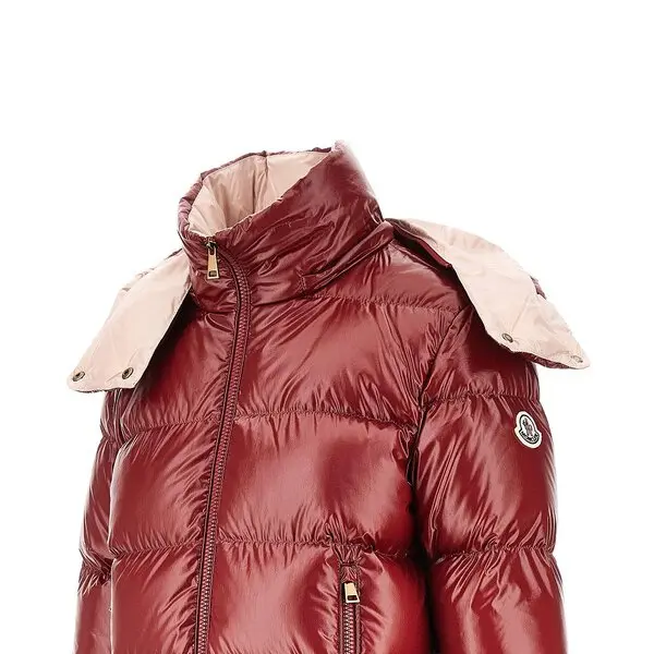 Moncler Nveole" Quilted Down Jacket - Red
