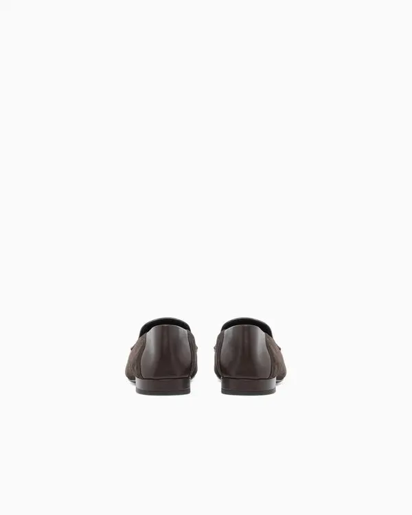 Giorgio Armani Split Leather Loafers