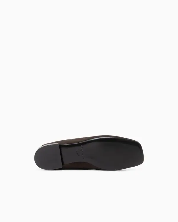 Giorgio Armani Split Leather Loafers