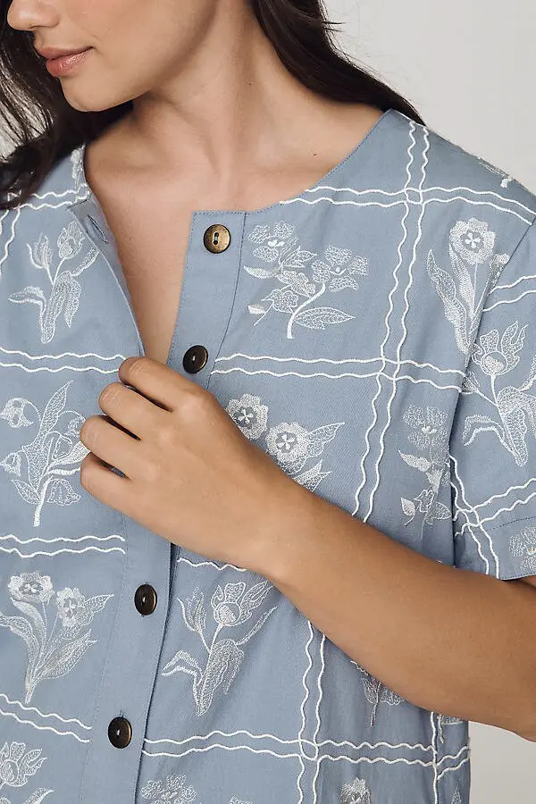 Maeve Pollie Swg Buttondown Mi Dress