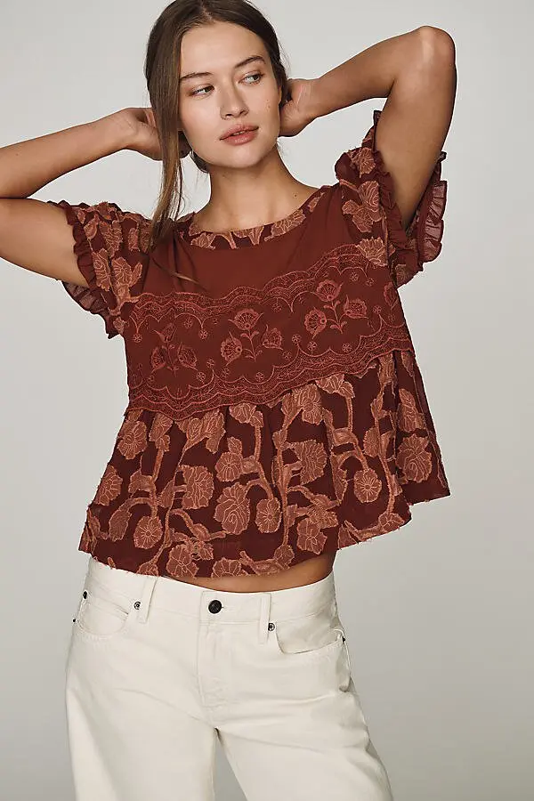 Anthropologie Badoll Top - Sable