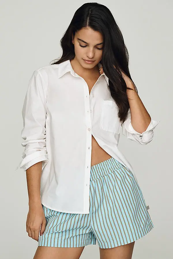 ARAMINTA JAMES Striped Shorts - Sky