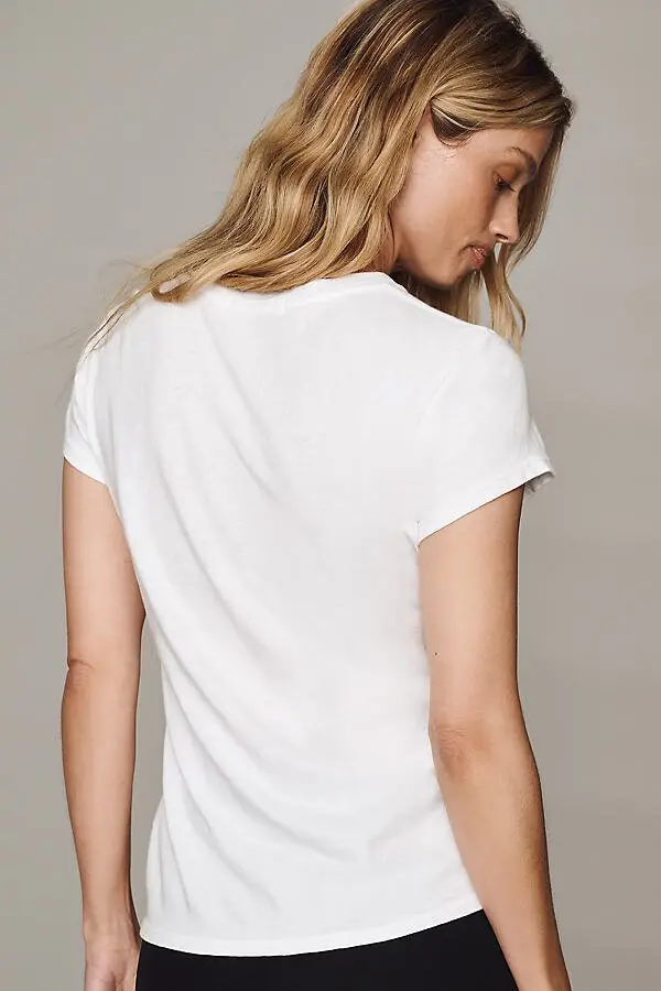 PERFECTWHITETEE Crew Neck Baby Tee - White