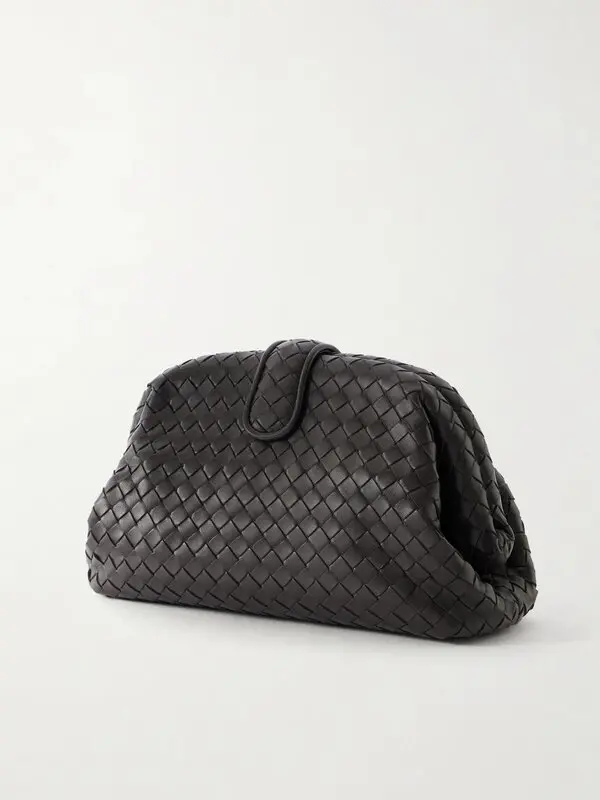 Bottega Veneta Lauren 1980 Intrecciato Leather Shoulder Bag - Brown