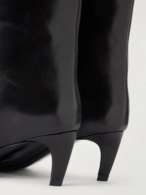 JUDE Cave Leather Knee Boots