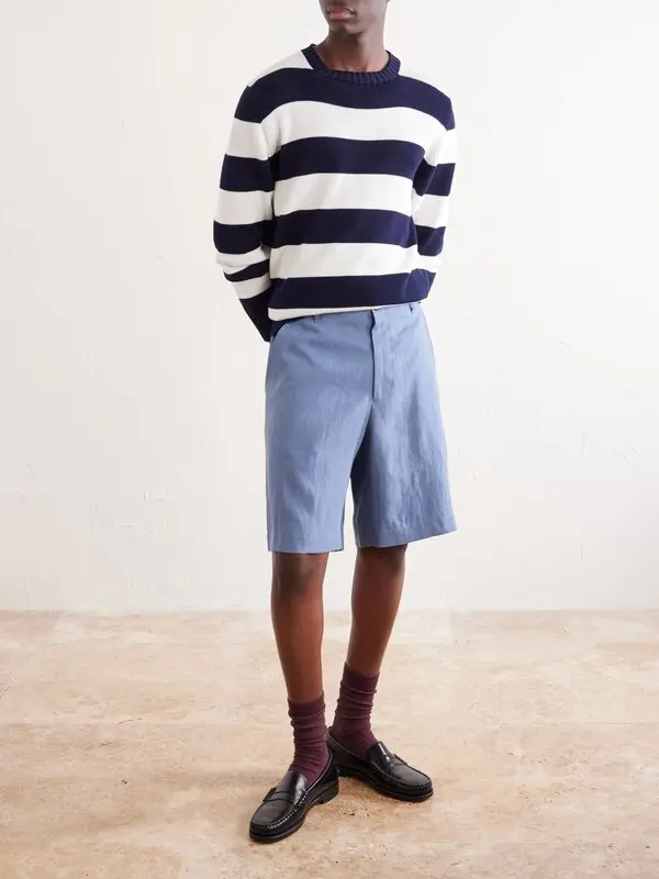 Paul Smith Straight-leg Linen Shorts