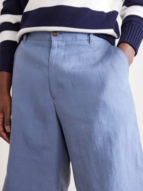 Paul Smith Straight-leg Linen Shorts