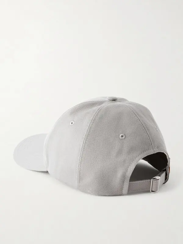 Loewe Leather-trimmed Cotton Baseball Cap