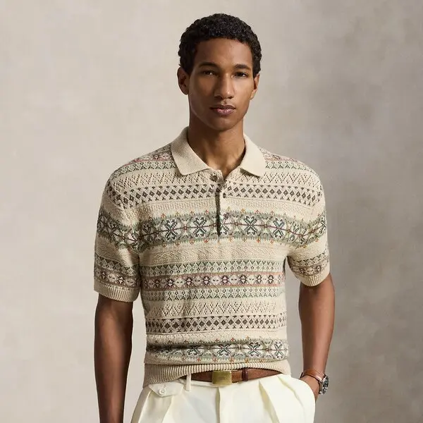 Ralph Lauren Fair Isle Polo-collar Sweater