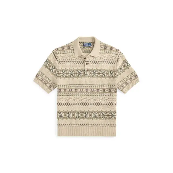 Ralph Lauren Fair Isle Polo-collar Sweater