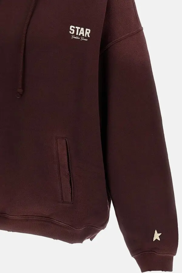 GOLDEN GOOSE Star Hoodie - Red