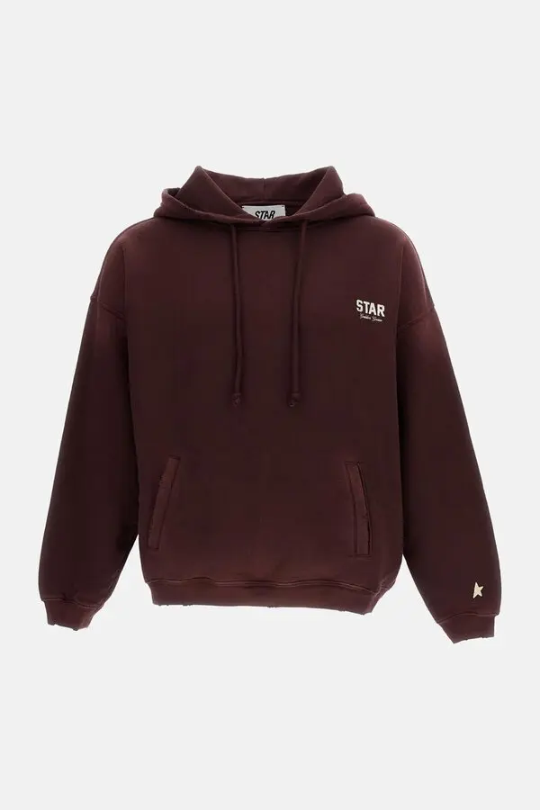 GOLDEN GOOSE Star Hoodie - Rosso