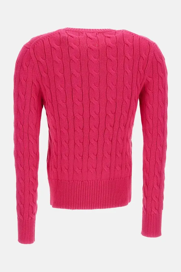 Polo Ralph Lauren Crew-neck Cable-knit Cardigan