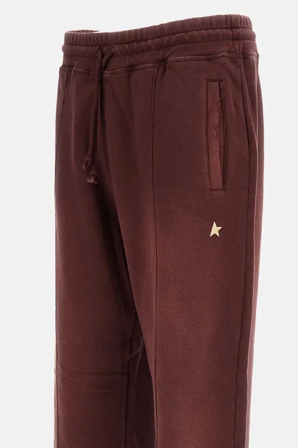 GOLDEN GOOSE Pantaloni Star Jogging A Gamba Larga