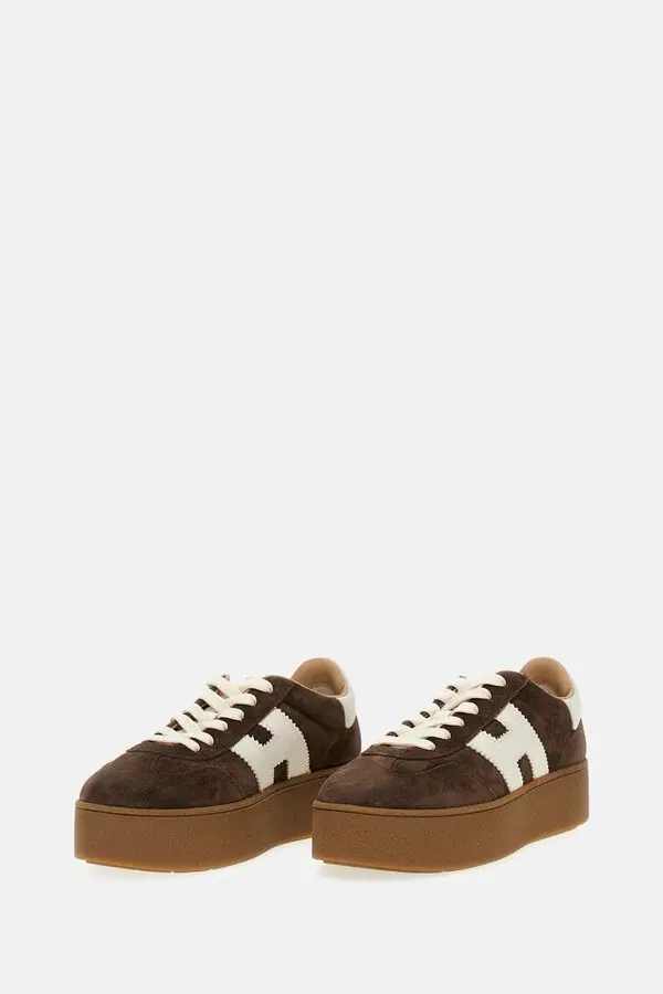 Hogan H698 Lace-up Sneakers - Marrone