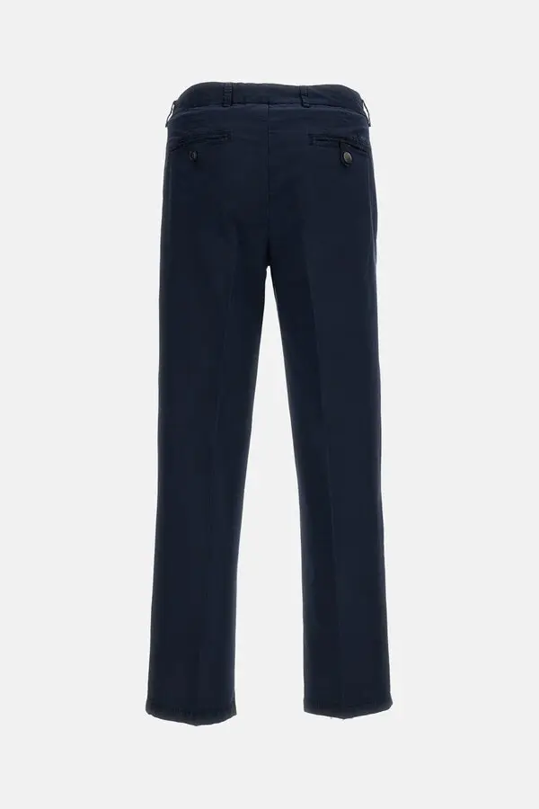 FAY Pantaloni Regular Fit In Cotone Spigato