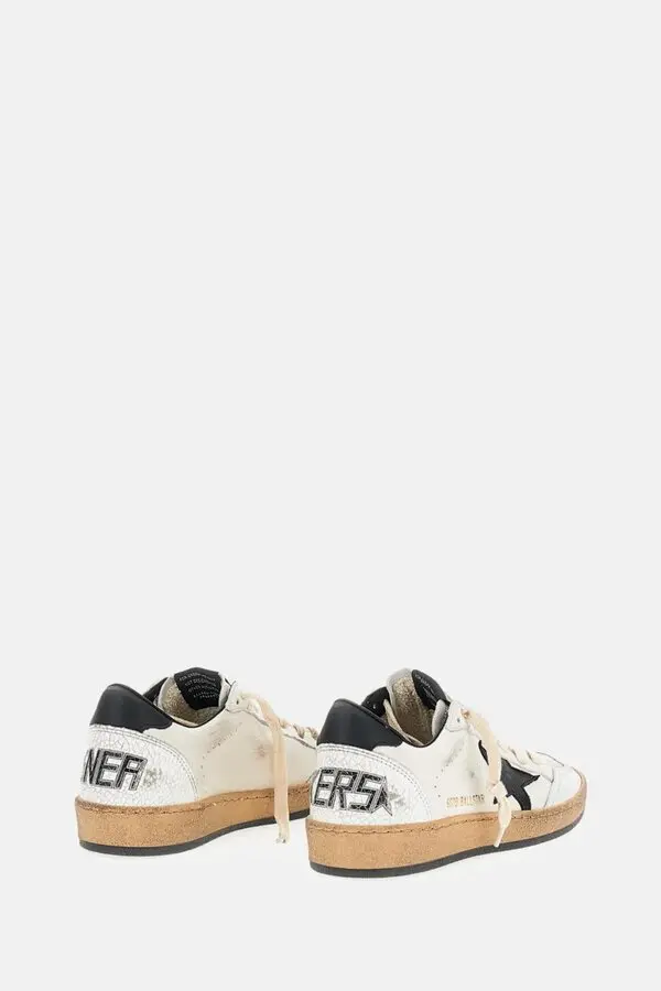 GOLDEN GOOSE Ball Star Nappa Leather Sneakers - Bianco
