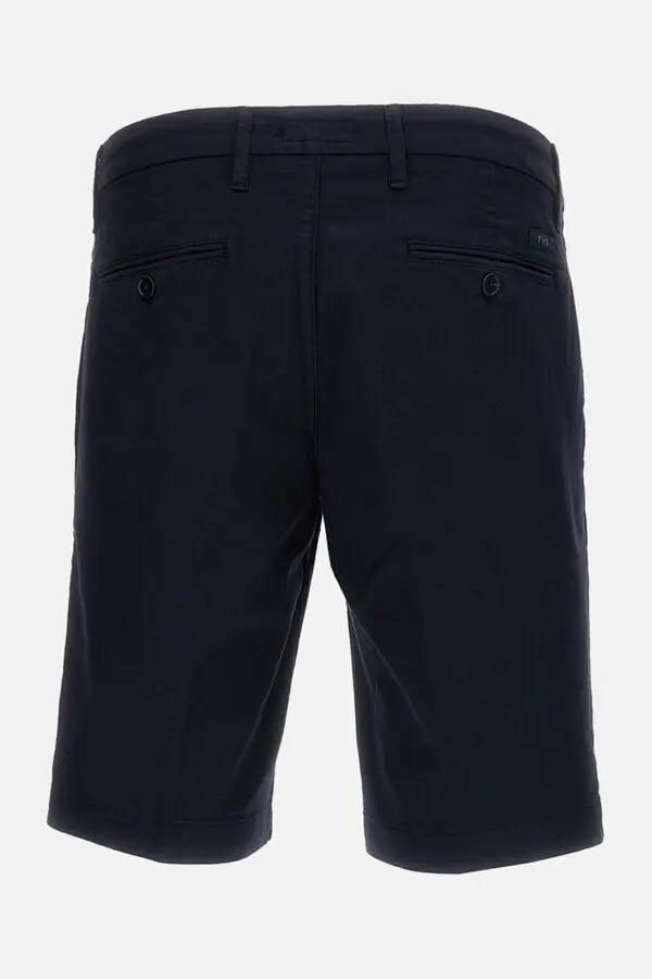 FAY Stretch Gabardine Chino Bermuda Shorts