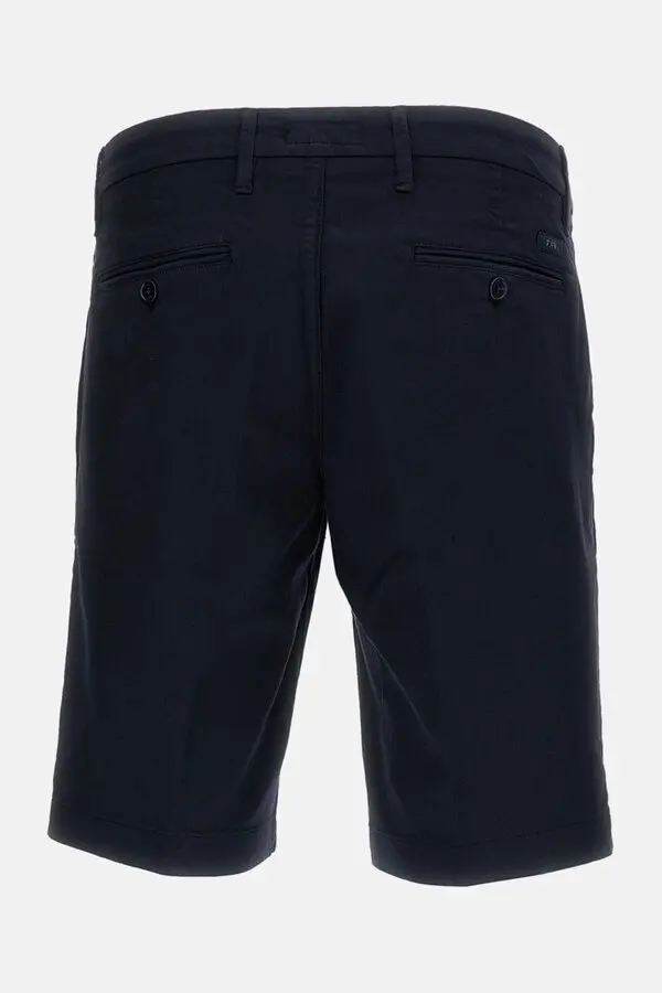 FAY Stretch Gabardine Chino Bermuda Shorts