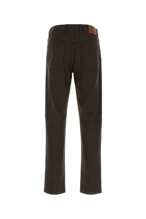 Zegna Stretch Linen Blend Pant