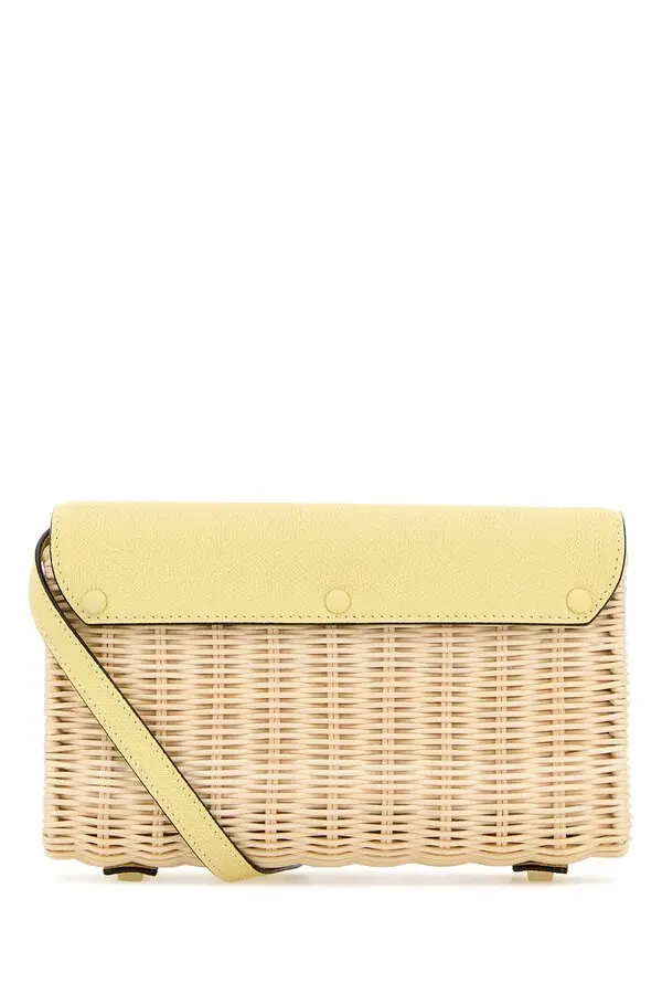 VALEXTRA Wicker Iside Crossbody Bag