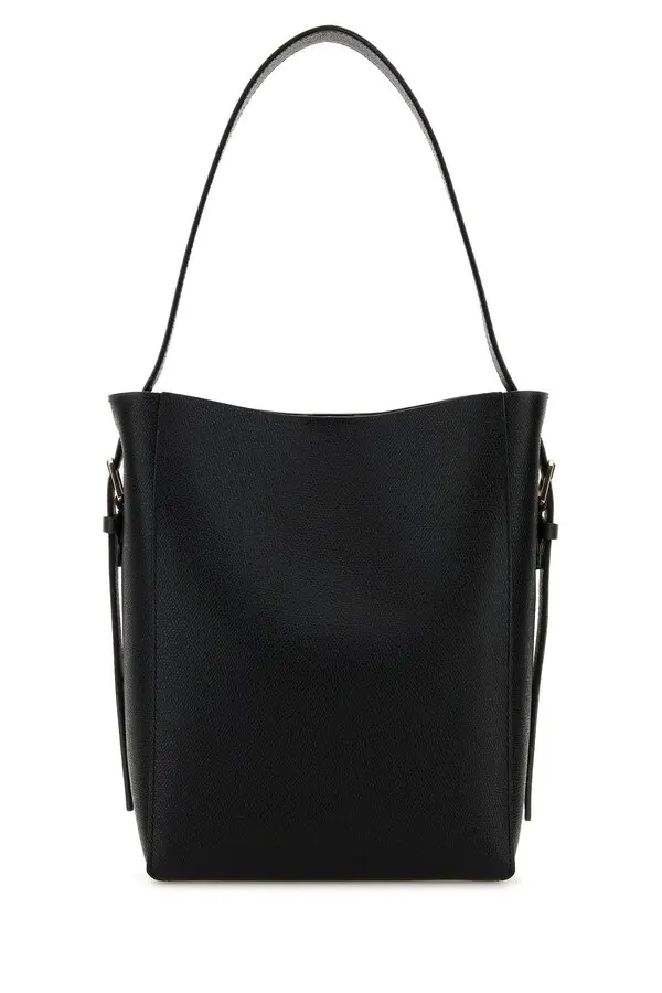 VALEXTRA Leather Small Soft Bucket Bag