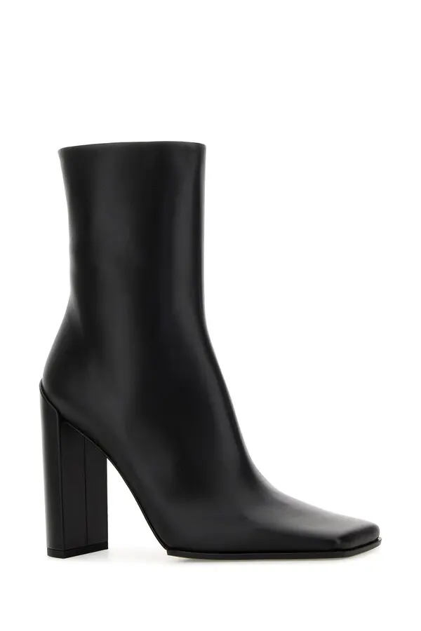 Alaïa Leather Ankle Boots
