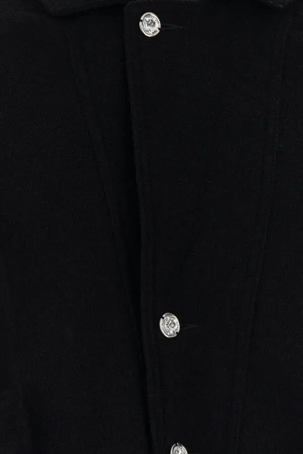 Alessandra Rich Boucle Oversize Bomber Jacket