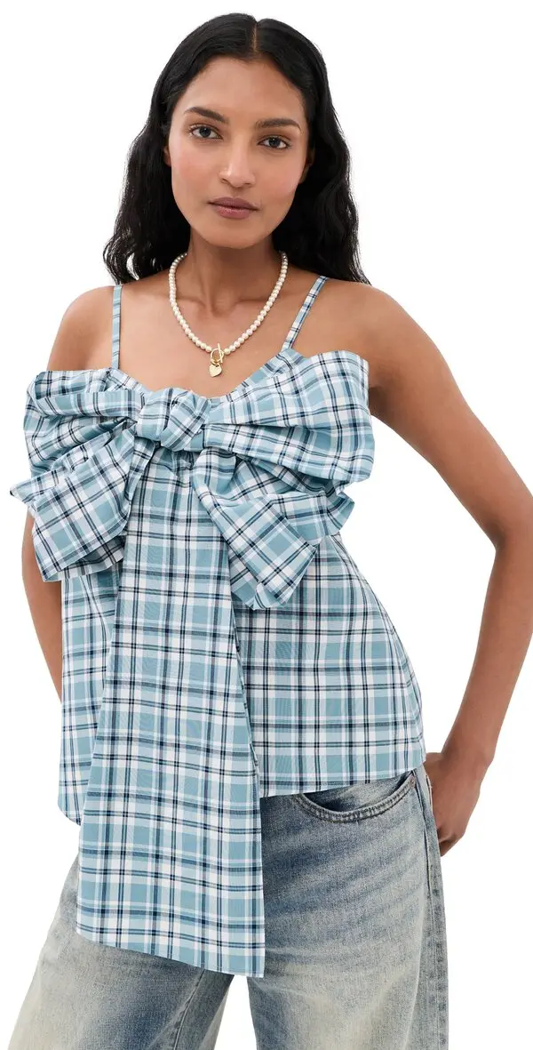 Acne Studios Tanessa Summery Blouse - Blue/white