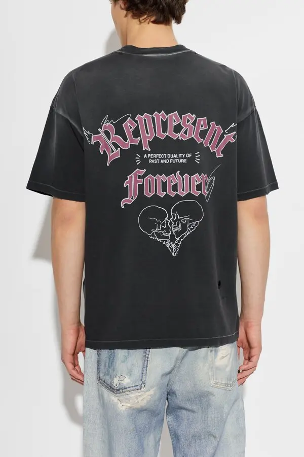 REPRESENT T-shirt With A Vintage Effect