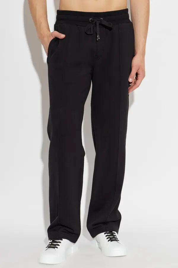 Dolce & Gabbana Sweatpants With Logo Patch