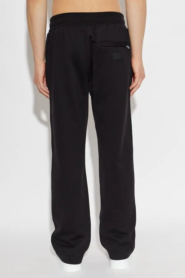 Dolce & Gabbana Sweatpants With Logo Patch