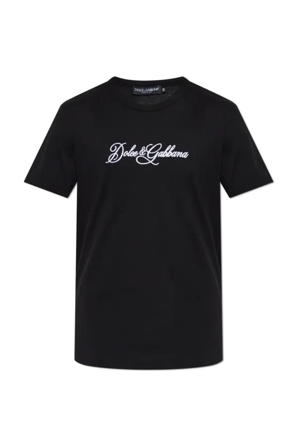 Dolce & Gabbana T-shirt With Embroidered Logo