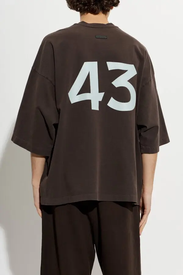 Fear Of God T-shirt With Printed Logo
