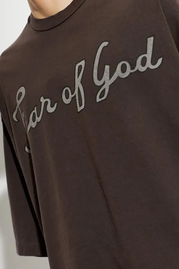 Fear Of God T-shirt With Printed Logo