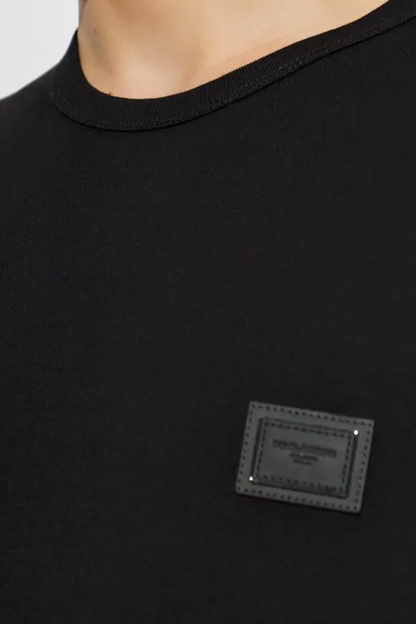 Dolce & Gabbana T-shirt With Logo Patch