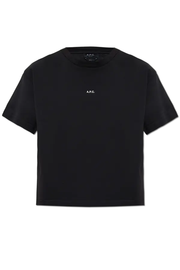 A.p.c. T-shirt 'boxy - Black