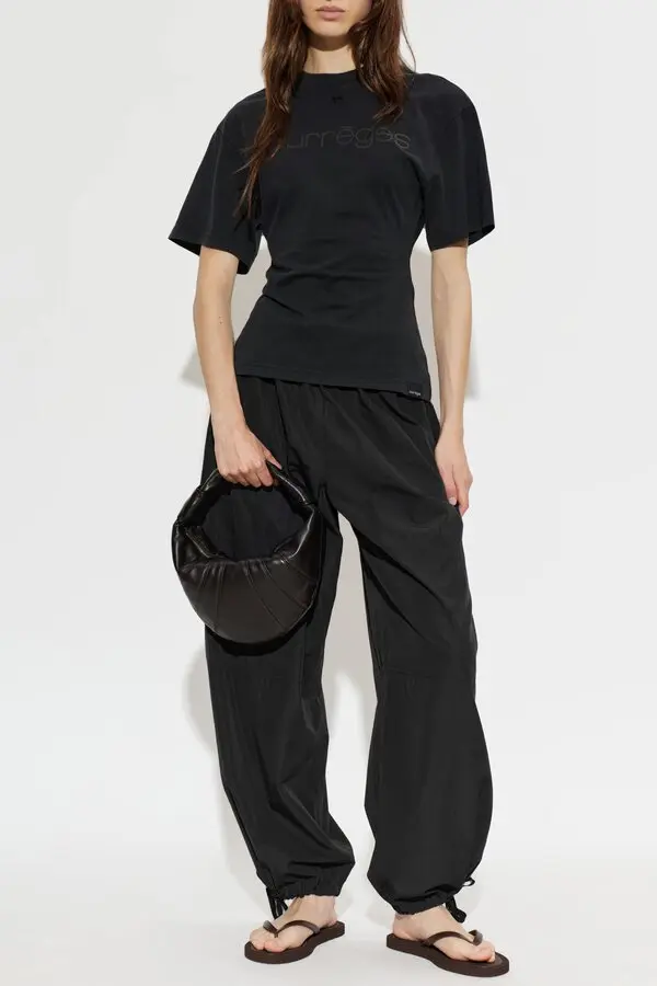 COURREGES T-shirt With Printed Logo