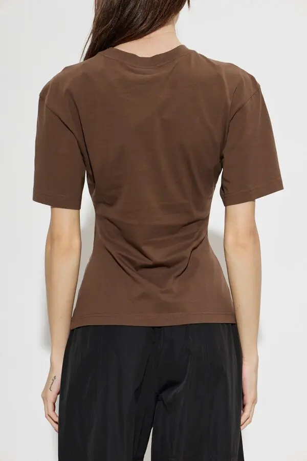 COURREGES T-shirt With Printed Logo