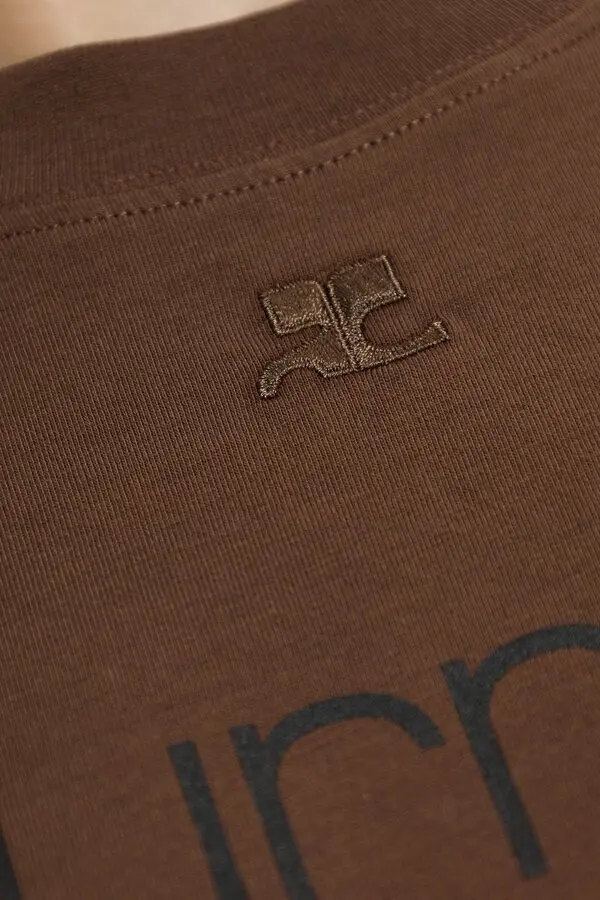 COURREGES T-shirt With Printed Logo