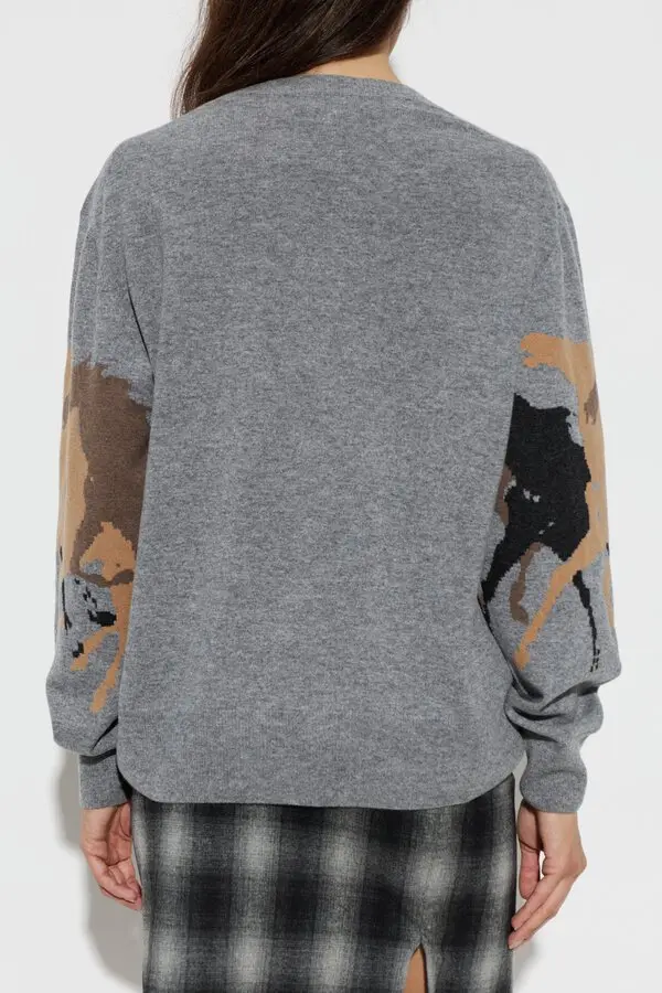 Stella McCartney Wool Sweater With Decorative Pattern