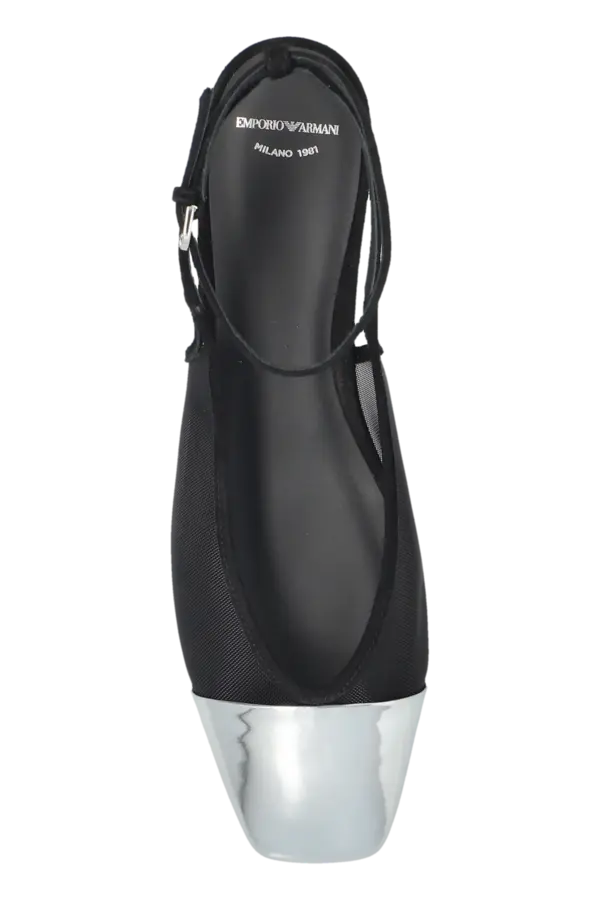 Emporio Armani Backless Ballet Flats